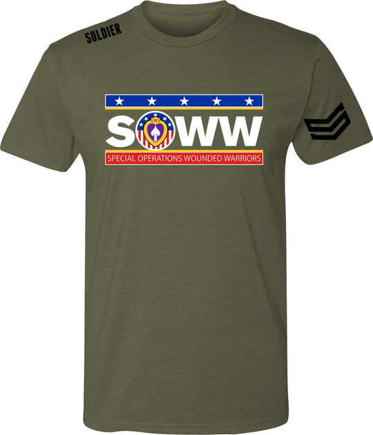 SOWW-Special Operations Wounded Warriors T-Shirts – Soldier Sports